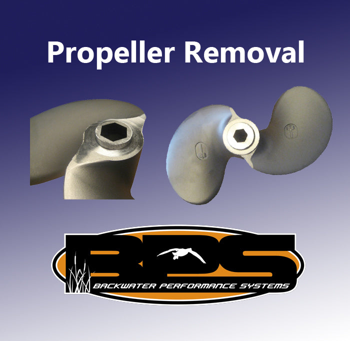 Propeller Removal – Tagged "Prop Nut" – Backwater Performance