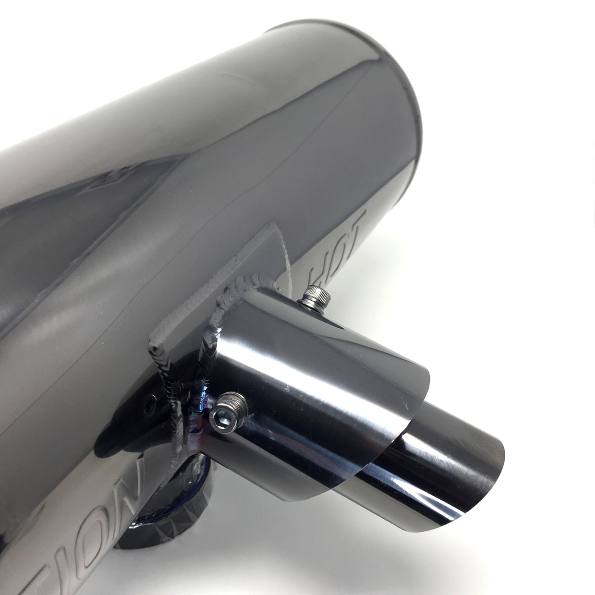 Qs Muffler Flex Stainless Steel Large Vanguard Horizontal w/ Baffle ...